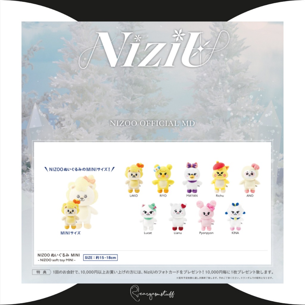 Jual NIZIU NIZOO JAPAN LIVE WITH YOU 2024 - 2025 OFFICIAL MERCH / MD / MERCHANDISE | Shopee ...