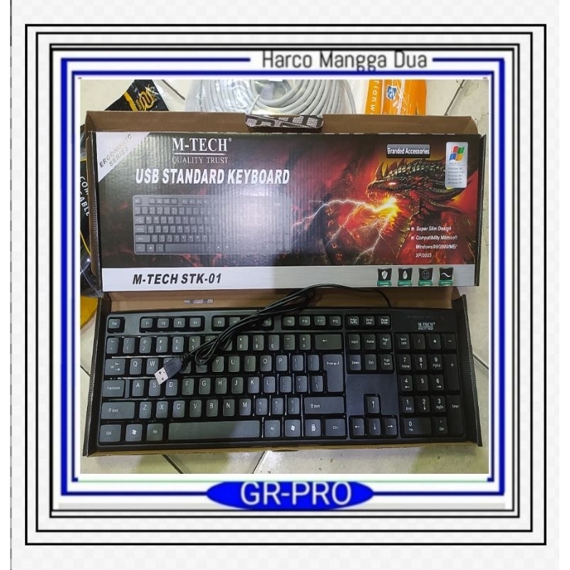 Jual keyboard Kibot usb m tech standar stk01 | Shopee Indonesia