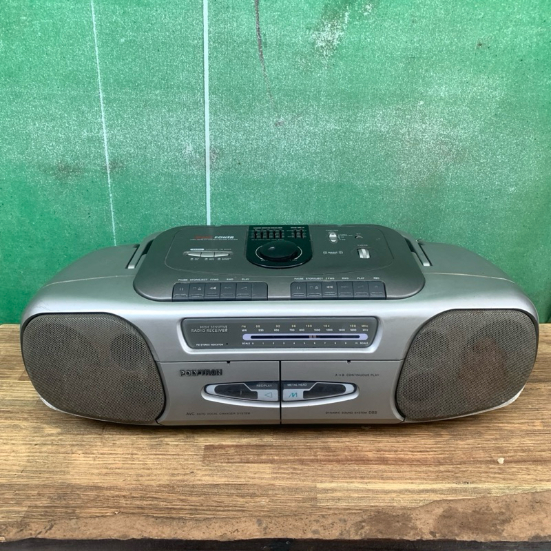 Jual radio Polytron mega bass double deck mantap | Shopee Indonesia