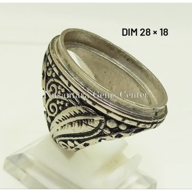 Jual Cincin Emban Alpaka Custom Model Perak Style Navajo | Shopee Indonesia