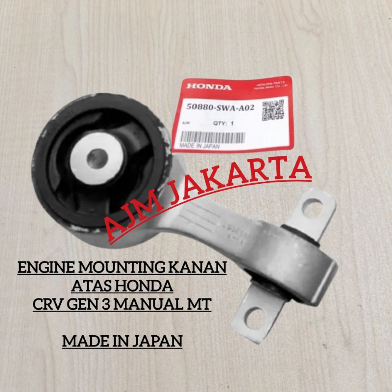 Jual Engine mounting karet mesin belakang kanan atas Crv gen 3 gen3 2.0cc manual MT 2007-2012 ...