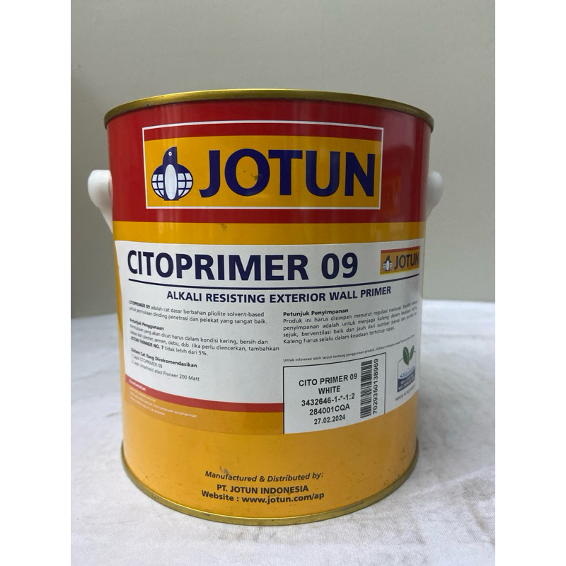 Jual JOTUN CITO PRIMER SEALER/PRIMER TEMBOK/CAT DASAR TEMBOK LUAR DAN ...