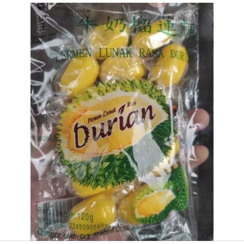 Jual Permen Durian Musang King Permen Lunak Rasa Durian Musang King ...