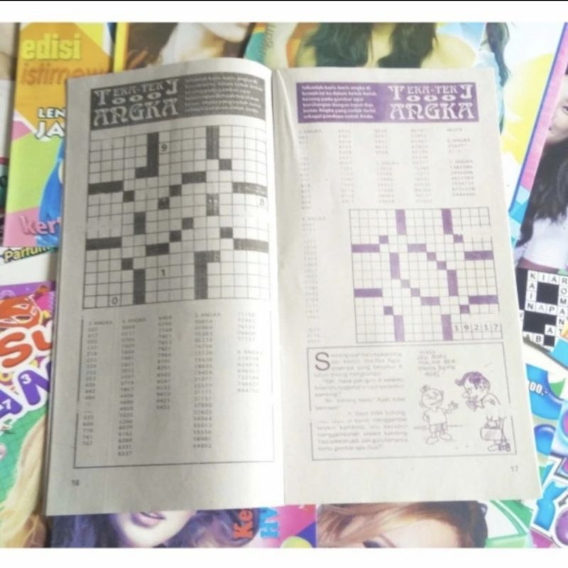 Jual Buku Teka Teki Silang TTS Angka Huruf | Shopee Indonesia