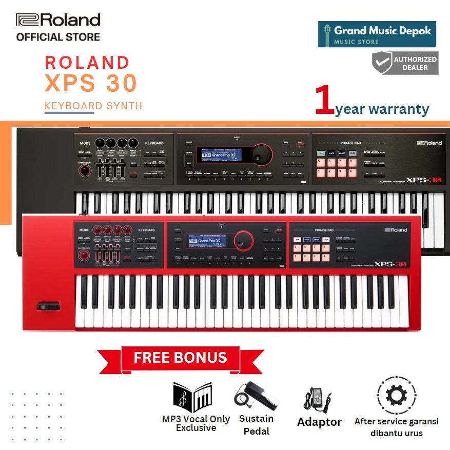 Jual [Keyboard Synth TERBAIK] Roland XPS30 Synthesizer Garansi Original ...