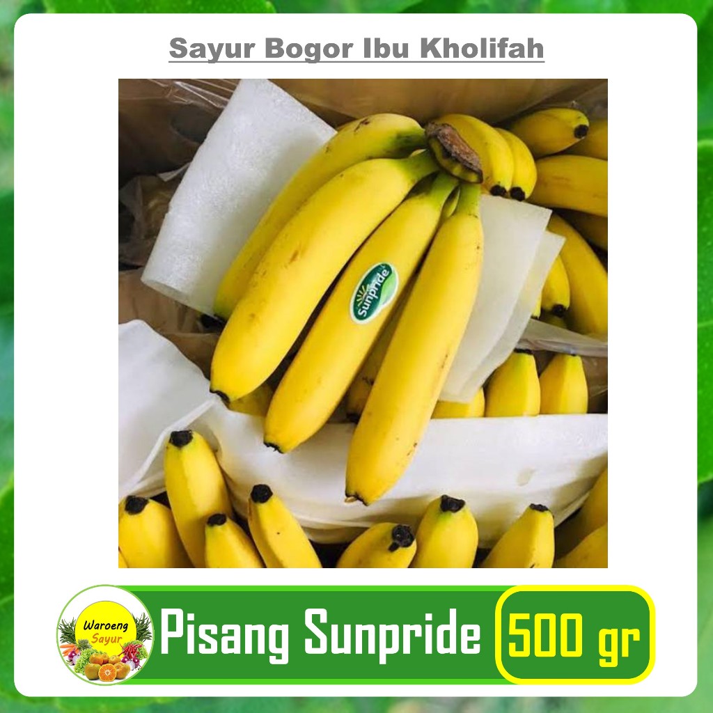 Jual Pisang Sunpride Cavendish Manis Segar 500 Gram Buah Segar bogor ...