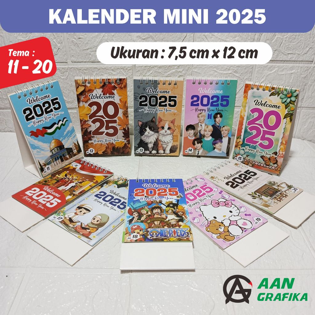 Jual KALENDER MINI 2025 | KALENDER MEJA 2025 - Kode AG (B) | Shopee ...