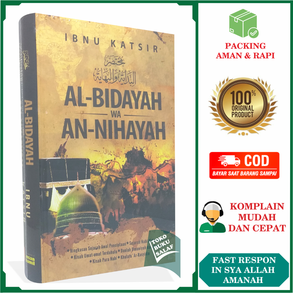Jual ORIGINAL Al-Bidayah wa An-Nihayah Karya Imam Ibnu Katsir Terjemah Kitab Al-Bidayah Wan ...