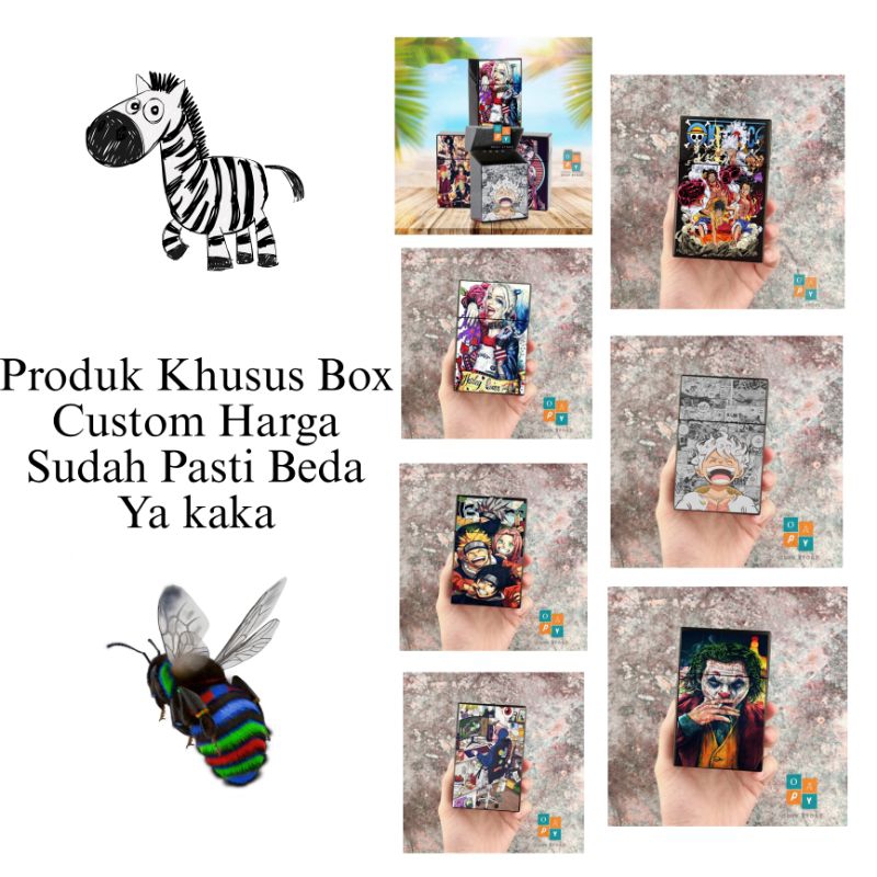 Jual KHUSUS CUSTOM BOX PENYIMPANAN UNIK | KOREK API CRICKET | KOREK API ...
