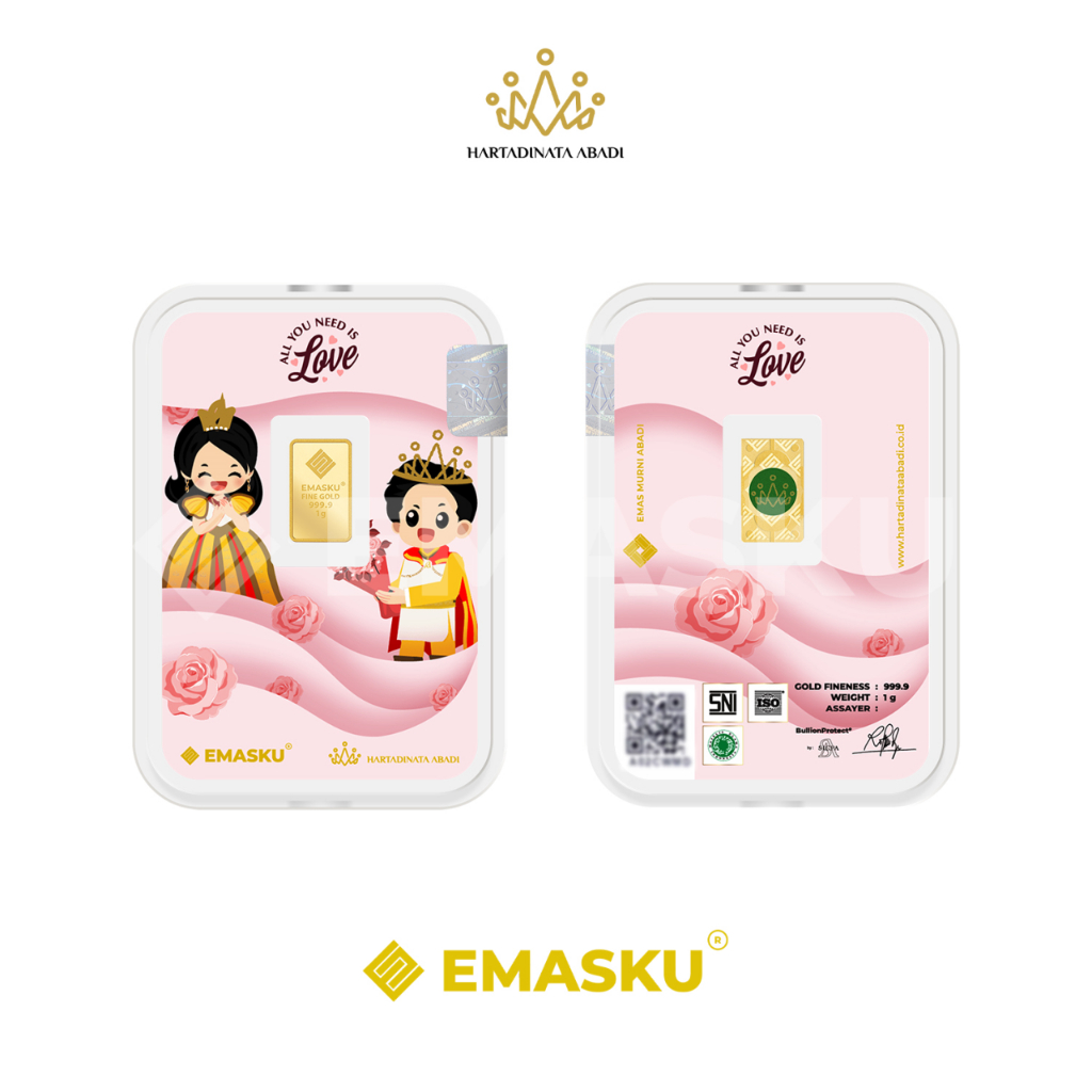 Jual Hartadinata Abadi EMASKU Moment Rasa Sayang 1 Gr | Shopee Indonesia