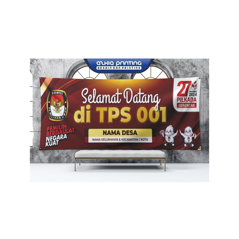 Jual Spanduk Pemilu l Spanduk TPS l Spanduk Selamat Datang Di TPS l ...