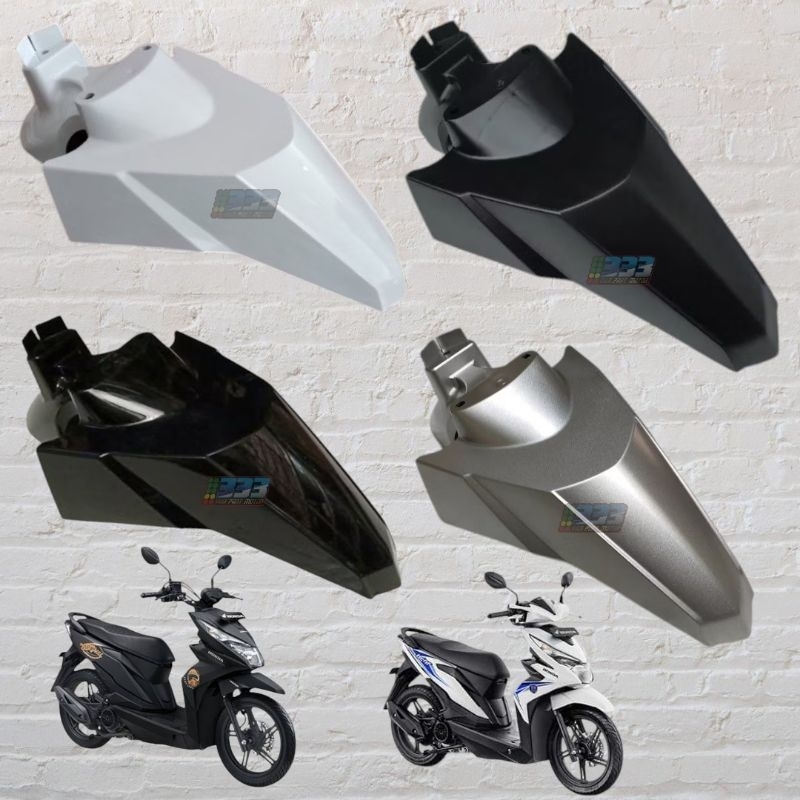 Jual spakbor depan beat new 2016 - 2019 beat eco street K81 hitam putih ...