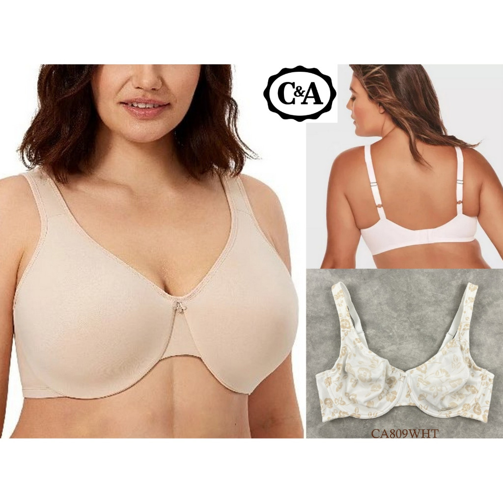 Jual Bra Wanita Kawat Underwire Tanpa Busa C&A Full Cup Big Size 38E 42E Beha Jumbo Non Padded ...