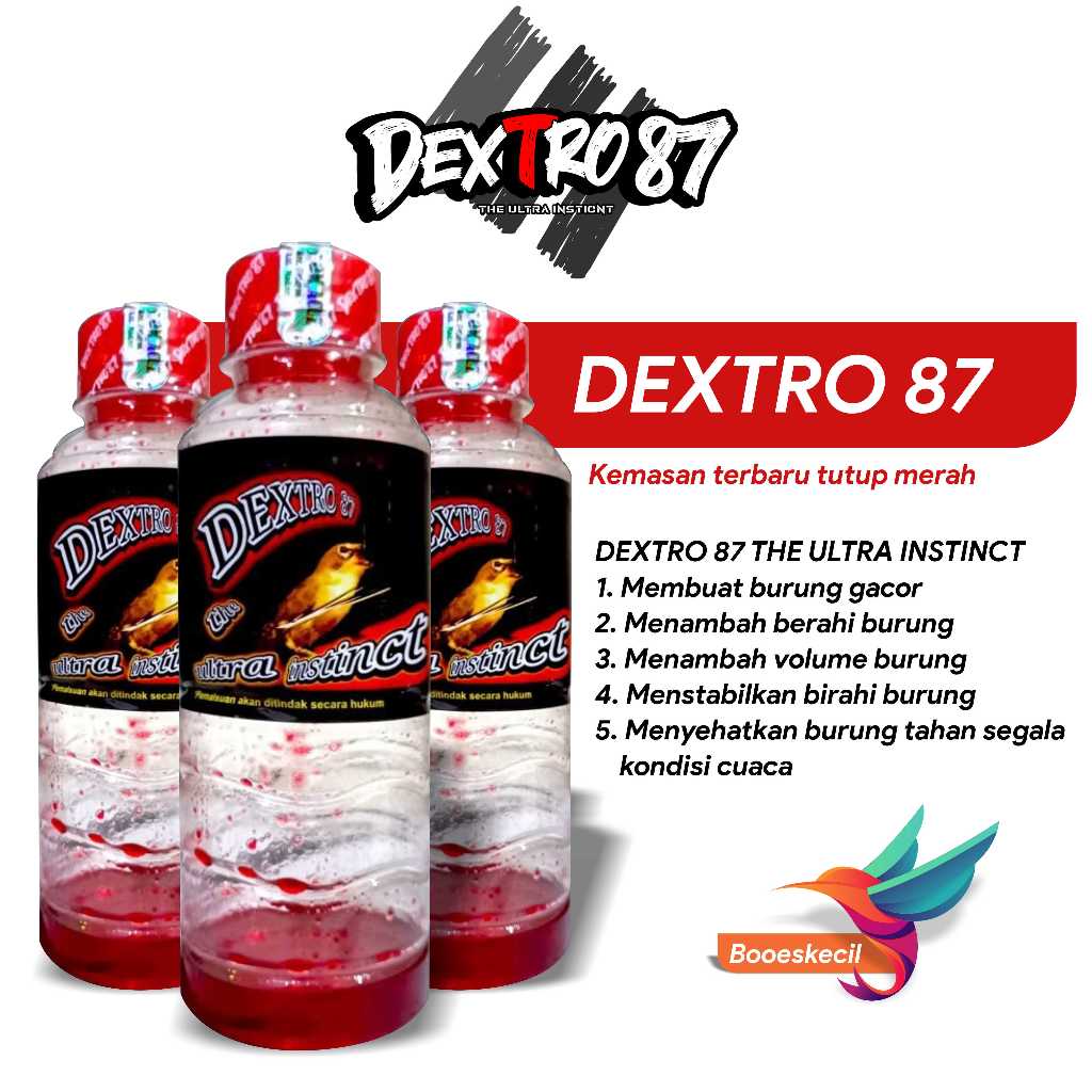 Jual Dextro 87 Vitamin Burung Pleci dan Sogon untuk Kesehatan | Shopee ...