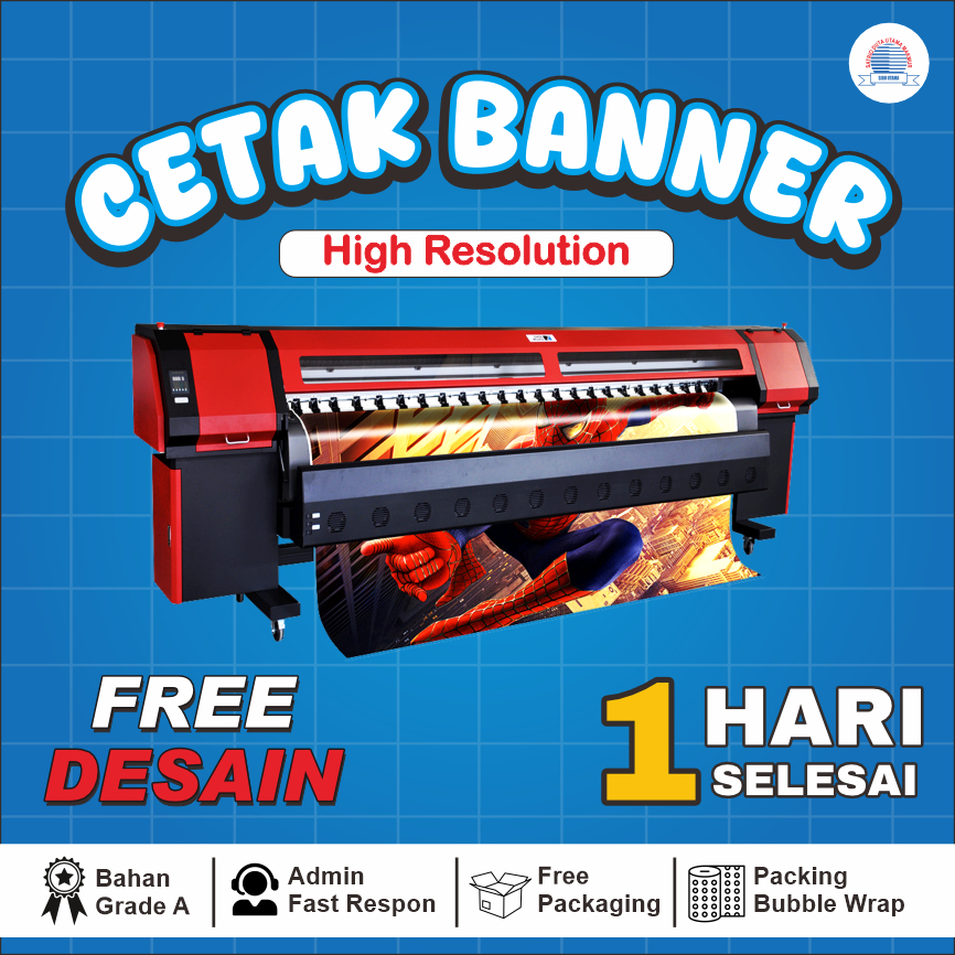 Jual CETAK BANNER//MMT//SPANDUK CUSTOM SUPER KILAT & FREE DESIGN (1 HARI JADI) | Shopee Indonesia