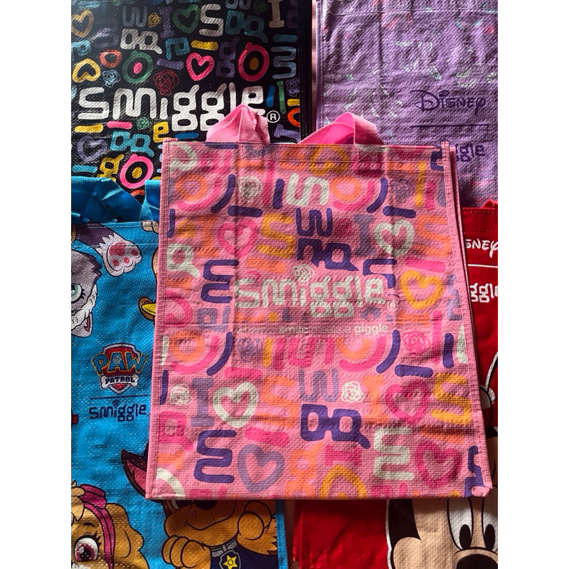 Jual Smiggle Reusable Bag Medium - Smiggle Tote Bag | Shopee Indonesia