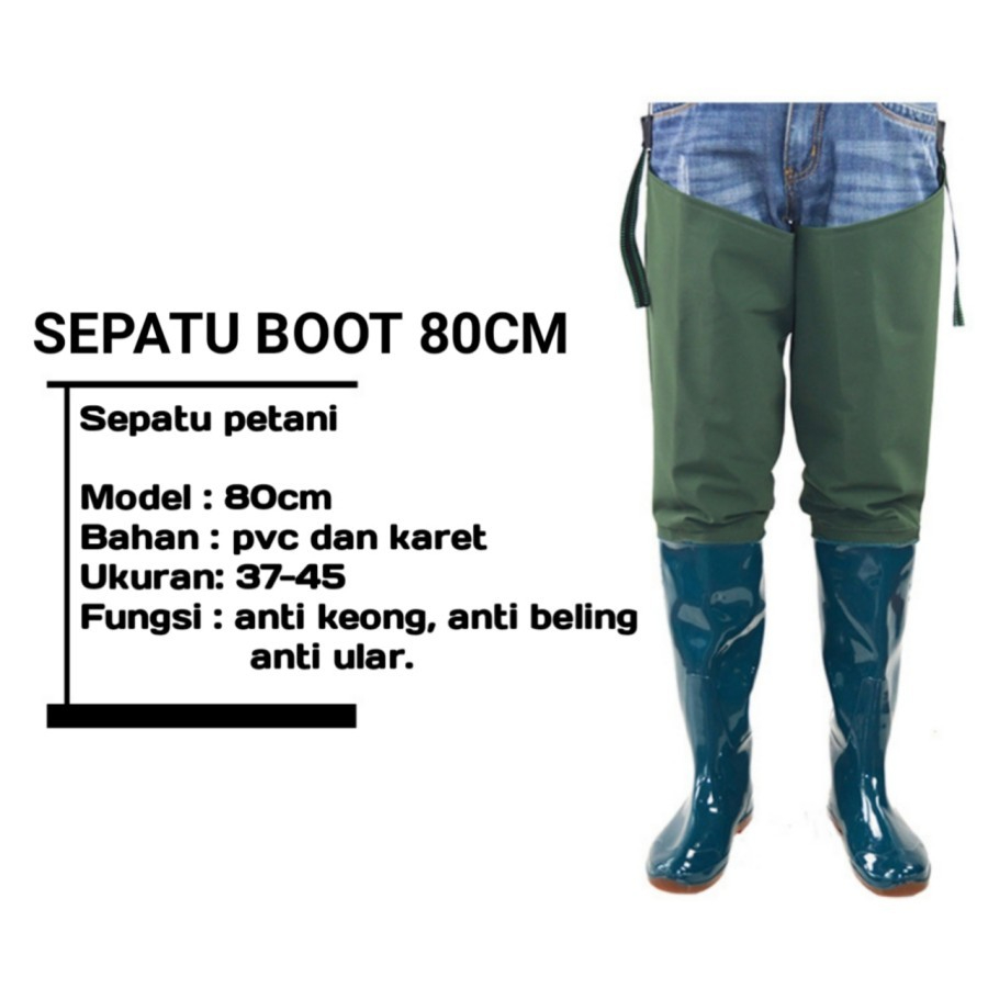 Jual SEPATU BOOT PETANI PANJANG 80 CM SAMPAI PAHA - 80cm Grade A ...