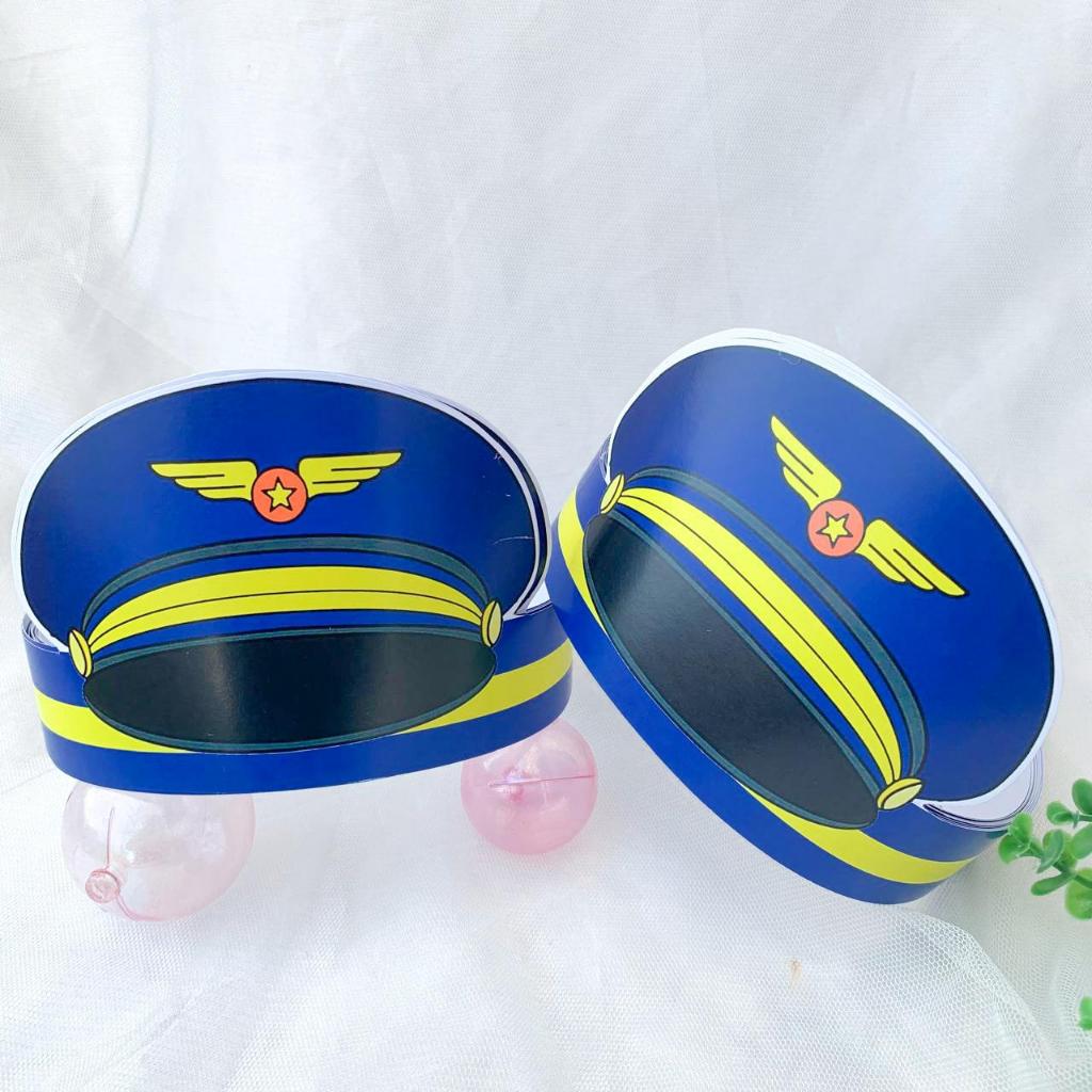 Jual Captain Pilot Topi Ulang Tahun Anak / Hiasan Kepala Birthday Party ...