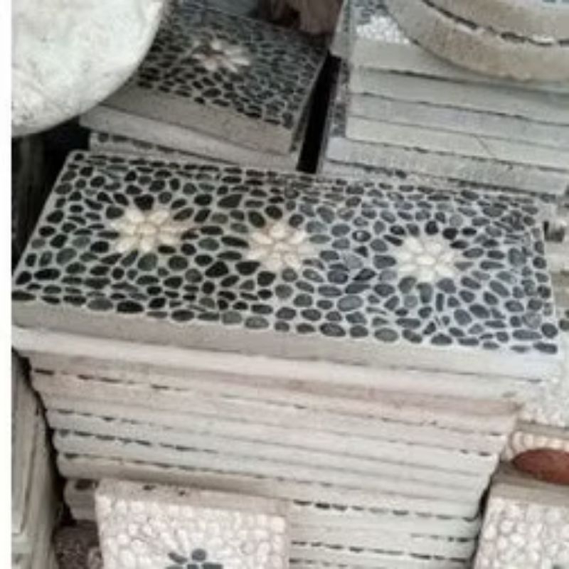 Jual Batu taman+pijakan kaki+steping stone p 60 cm x L 30 cm x T 4 cm ...