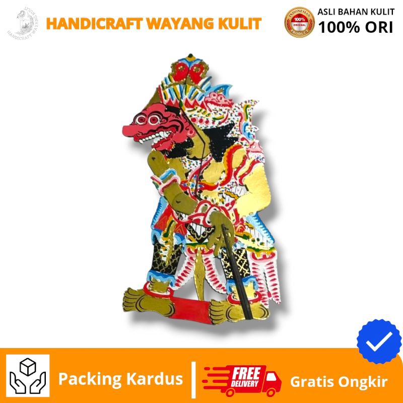 Jual wayang kulit sapi tebal Buto Raton , tinggi -+45cm | Shopee Indonesia