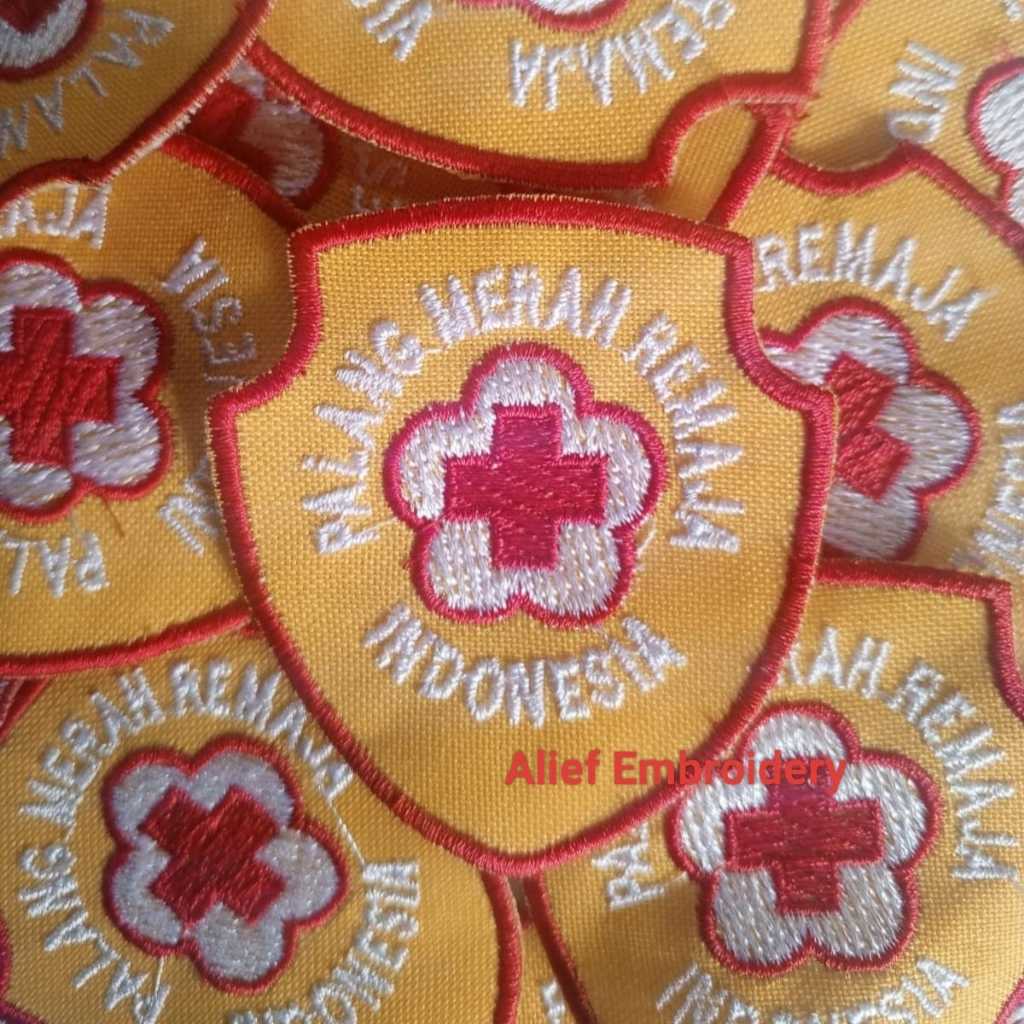 Jual PATCH EMBLEM Badge logo PMR perisai bordir satuan | Shopee Indonesia