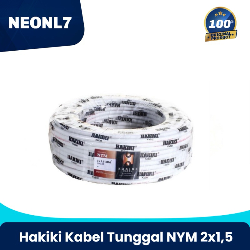 Jual HAKIKI KABEL ISI 2 dan 3 NYM 2x1,5 2X2,5 3X2,5 TUNGGAL METERAN ...