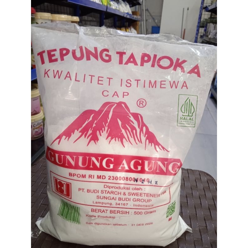 Jual Tepung Tapioka Gunung Agung 500g | Shopee Indonesia
