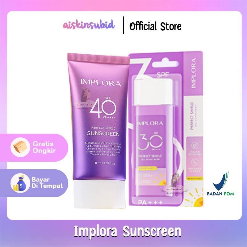 Jual Implora Perfect Shield Sunscreen SPF 30/40 PA+++ | Shopee Indonesia