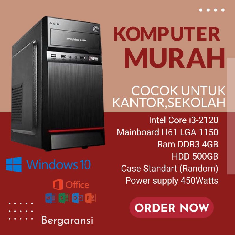 Jual CPU Rakitan Core i3/PC Rakitan Bekas | Shopee Indonesia