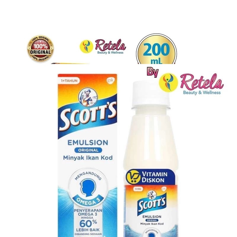 Jual SCOTT`S EMULSION ORIGINAL 400 ML | Shopee Indonesia