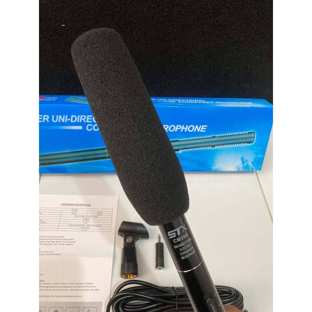 Jual Mic Condenser STX CM360 Mic Tele Todong Shotgun CM-360 CM 360 ...