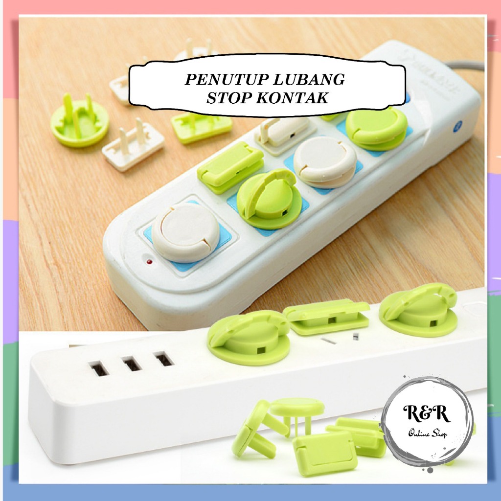 Jual Pengaman Stop Kontak Penutup Colokan Listrik Bayi Pelindung Tutup ...
