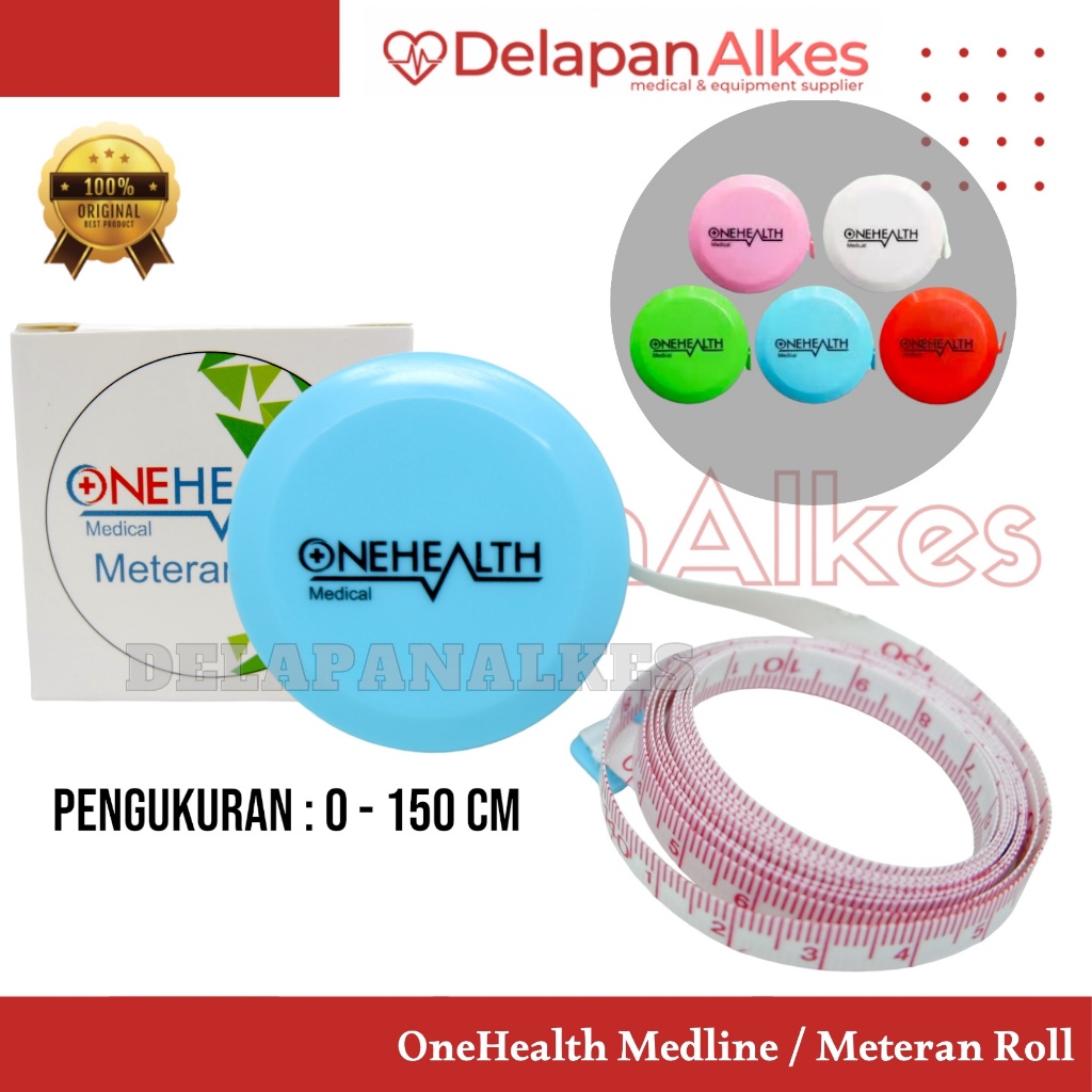 Jual OneHealth Meteran Roll Medline Metlin Medlin Metline Metlin Alat ...