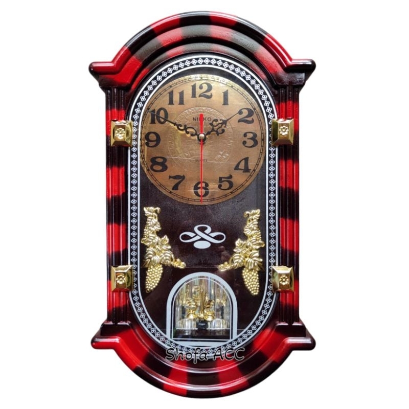 Jual Jam Dinding Bunyi Musik Bel Tiap Jam dengan Komedi Putar | Shopee ...