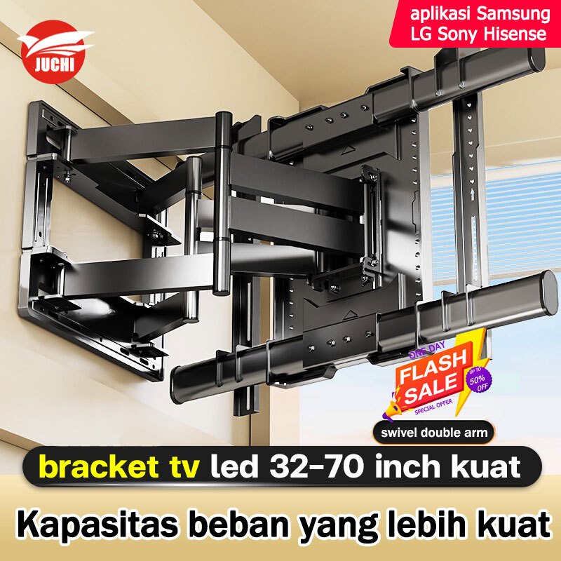 Jual Bracket tv led 32-80 inch kuat Kapasitas beban yang lebih kuat ...