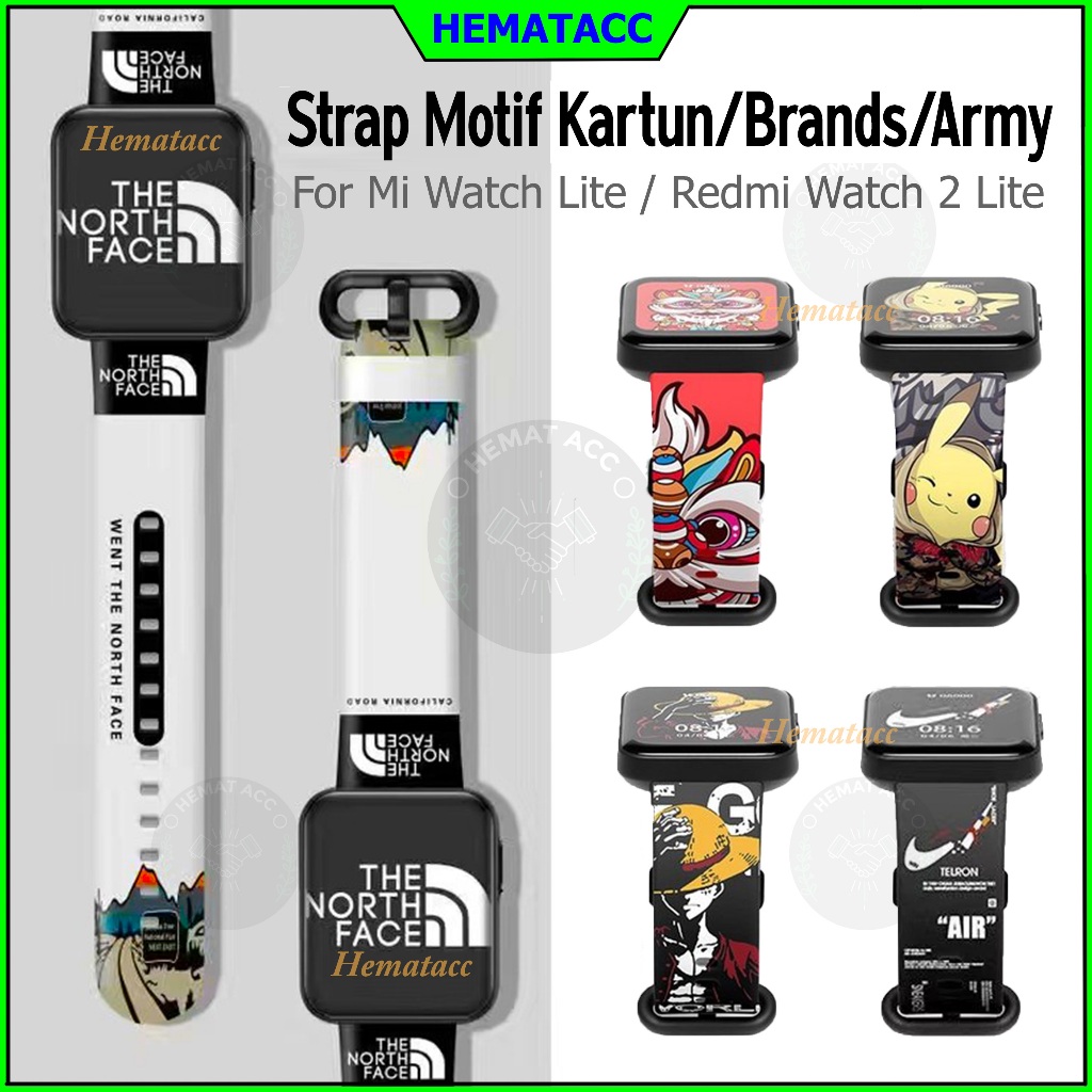 Jual Strap Redmi Watch 2 Lite / Mi Watch Lite Motif Lucu Army Logo ...