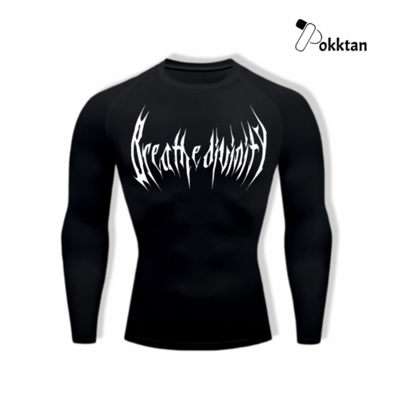 Jual KAOS OLAHRAGA COMPRESSION SHIRT LENGAN PANJANG BREATHE DIVINITY ...