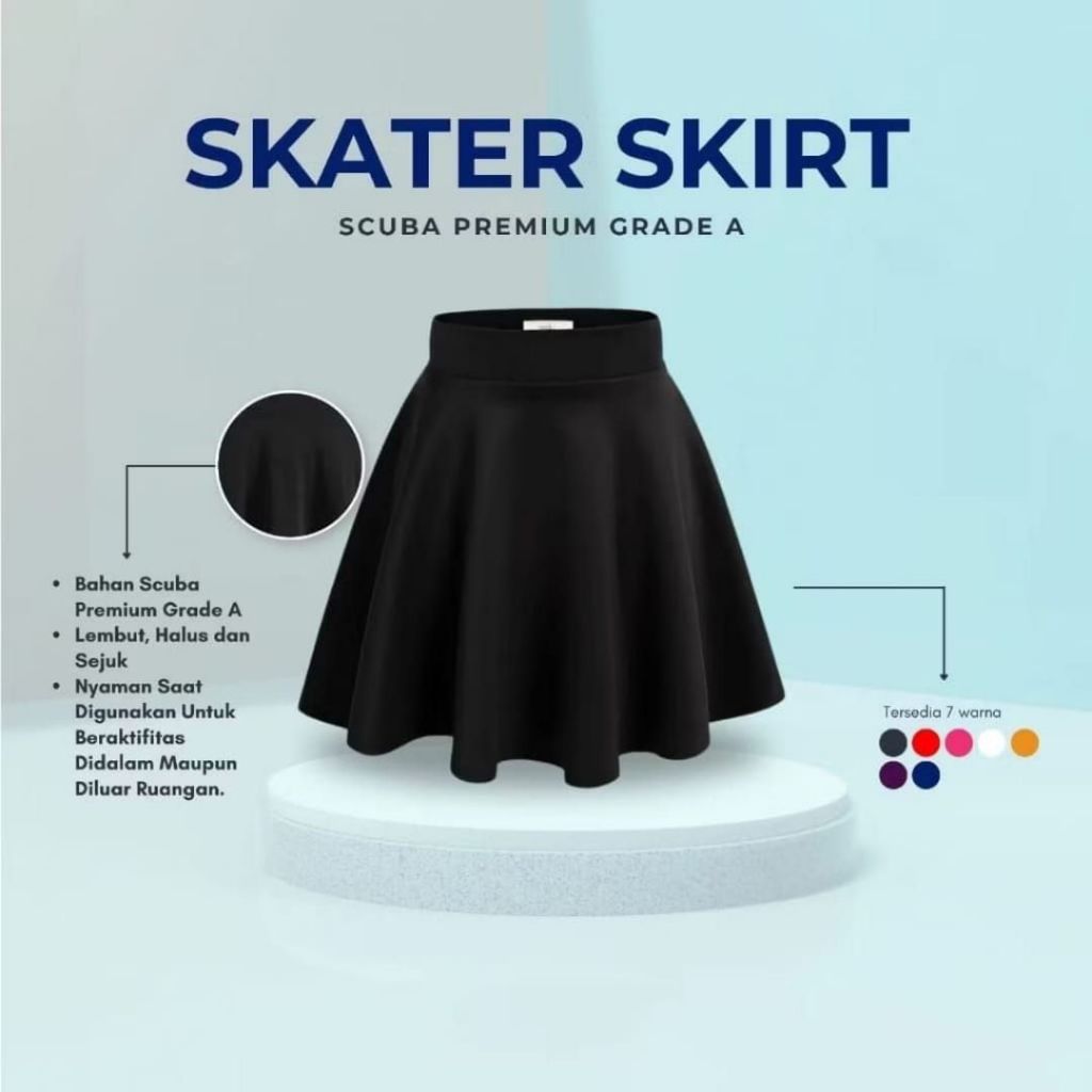 Jual TERBARU!!! Rok Olahraga Senam Gym Zumba Dancer Skirt Flare Rok ...