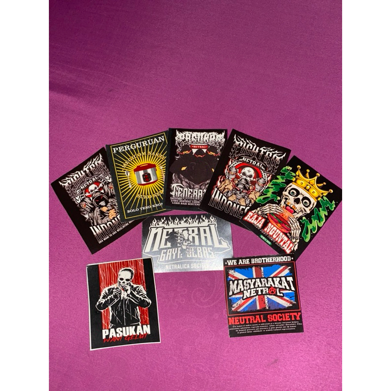 Jual Stiker Netral Random Satuan | Shopee Indonesia