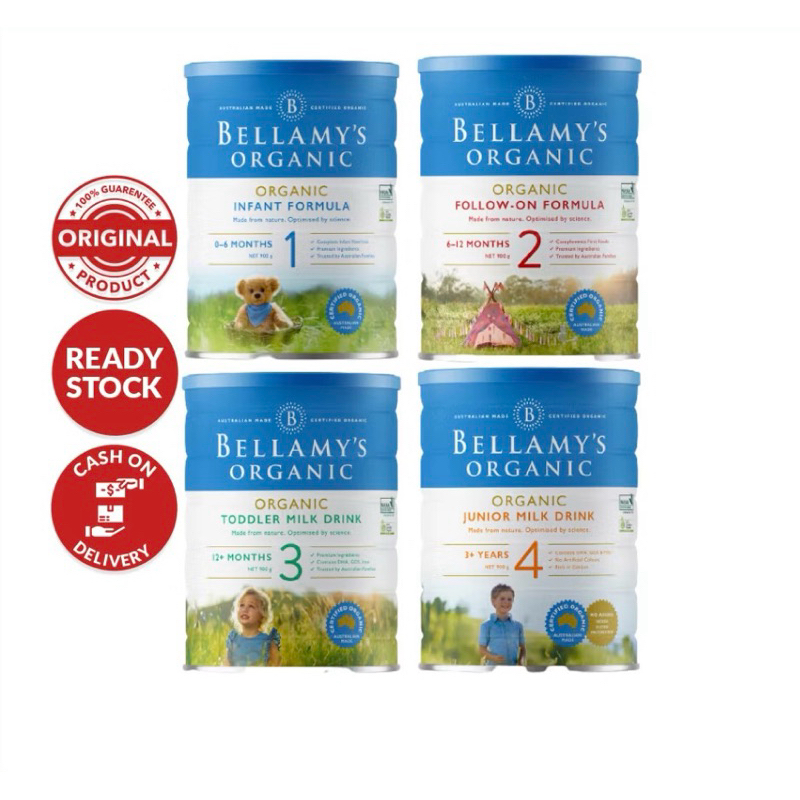 Jual BELLAMYS ORGANIC STEP 3/ STEP 4 900GR | Shopee Indonesia