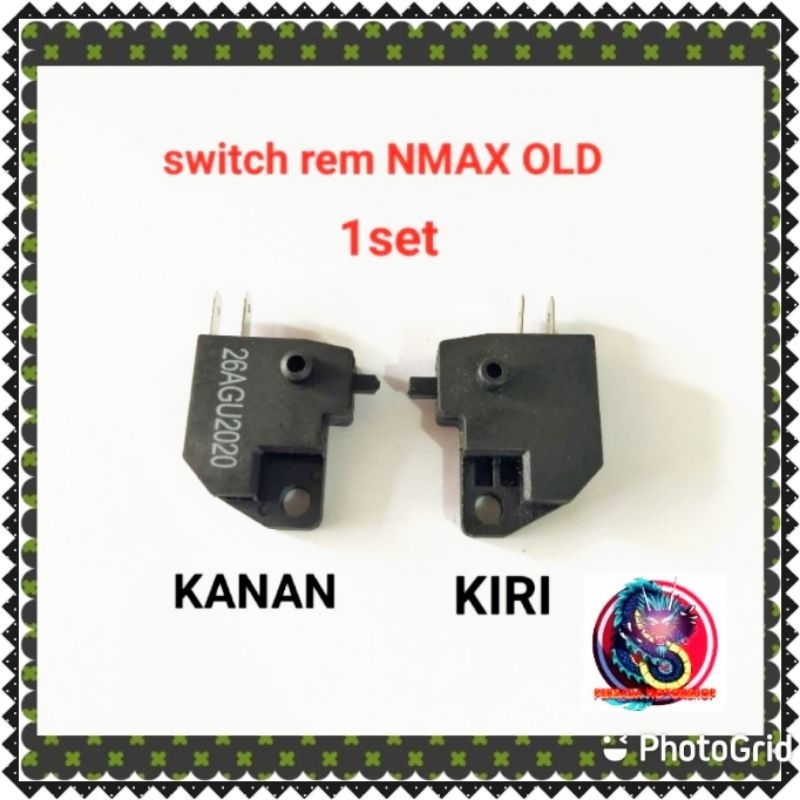 Jual Switch swit rem kiri kanan 1 set YAMAHA NMAX / N - MAX OLD | Shopee Indonesia