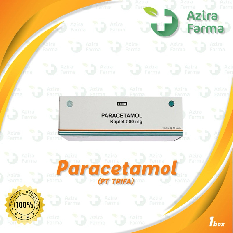 Jual Paracetamol 500mg perbox PT TRIFA | Shopee Indonesia