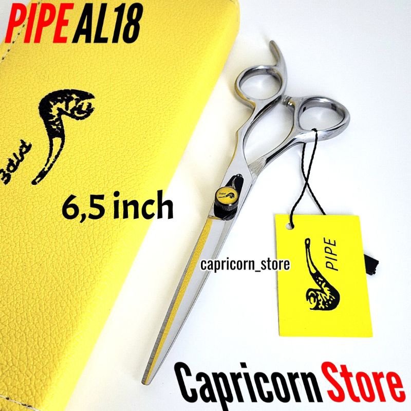 Jual Gunting Rambut Pipe Potong 6,5 inch AL18 Profesional Barber ...