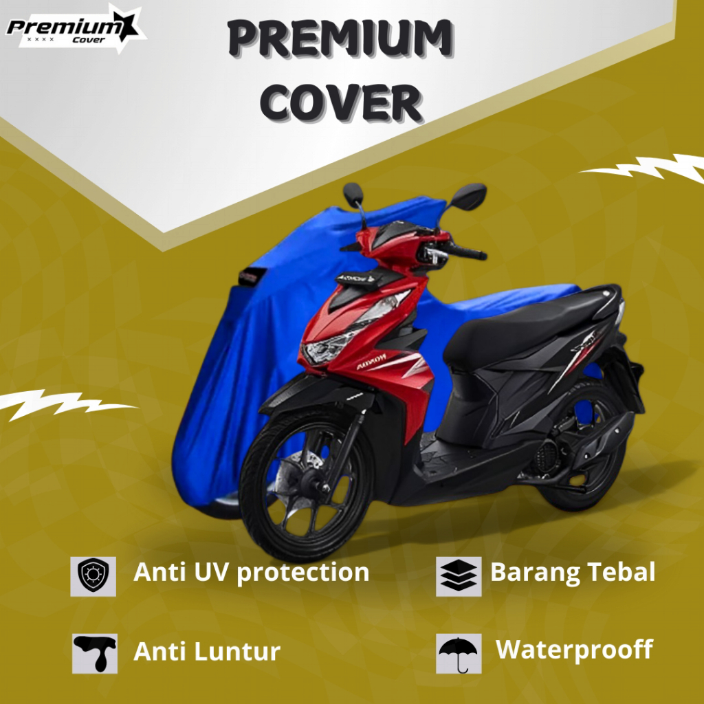 Jual Sarung Cover Motor Beat Premium Cover Anti Air Tebal Dan Tahan Panas Matahari | Shopee ...