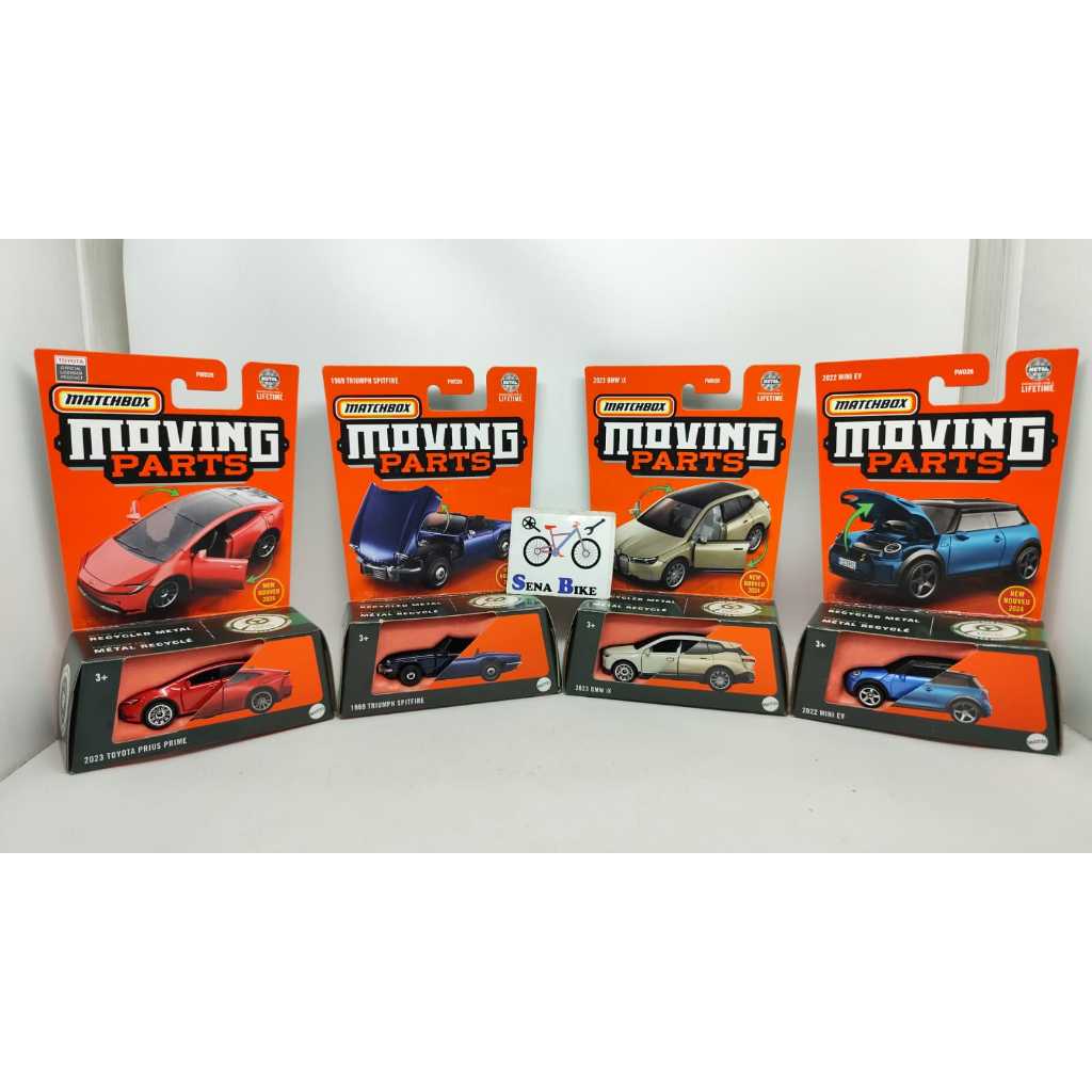 Jual Matchbox Moving Parts Dash R - Toyota Prius Prime, Mini Cooper EV ...
