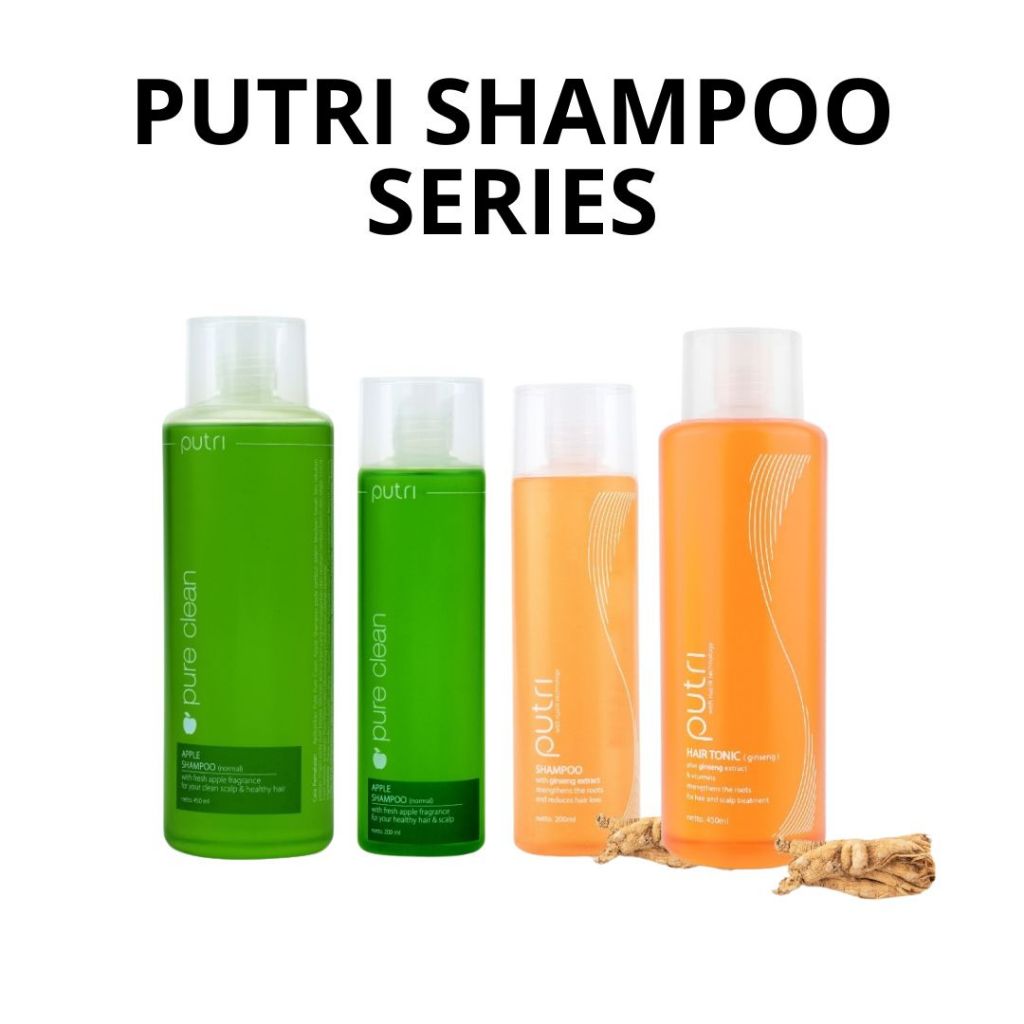 Jual Putri Shampoo With Extract Ginseng & Pure Clean Apple Netto 200ml ...