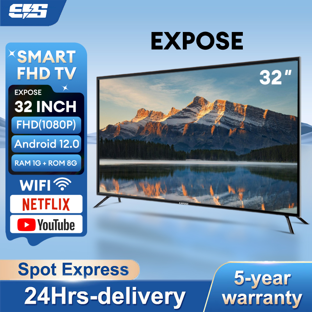 Jual TV Android 32 inch Smart TV 43 inch- FHD - Android 12 - Dolby ...