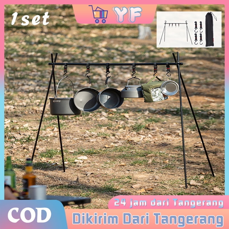 Jual Rak Gantung Camping Portable / Gantungan Alat Masak Camping ...