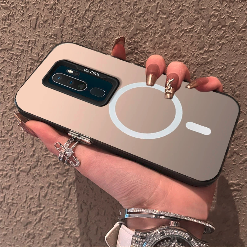 Jual Case OPPO A9 A5 2020 Magsafe Wireless Magnetic Laser Matte Plate ...