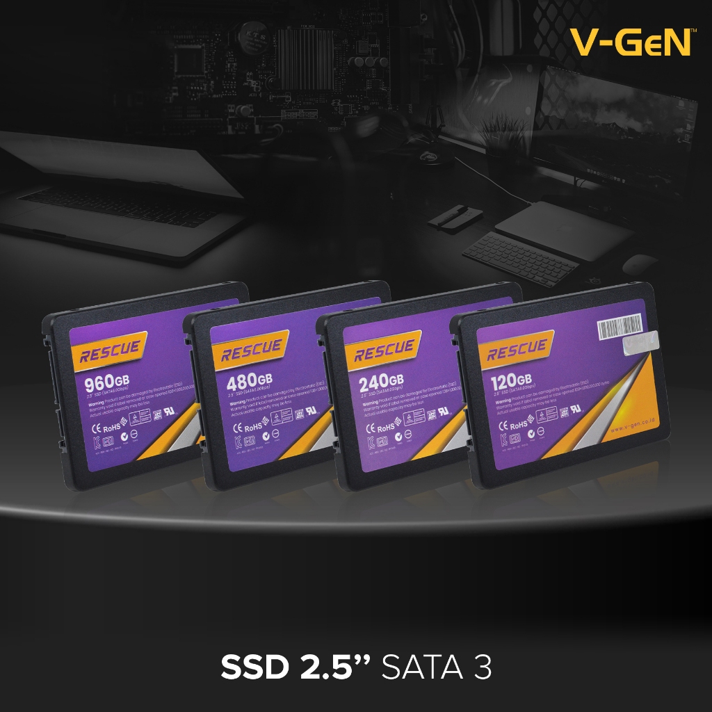 Jual V-GEN SSD 120GB 240GB 480GB 960GB SATAIII 2.5" Solid State Drive ...